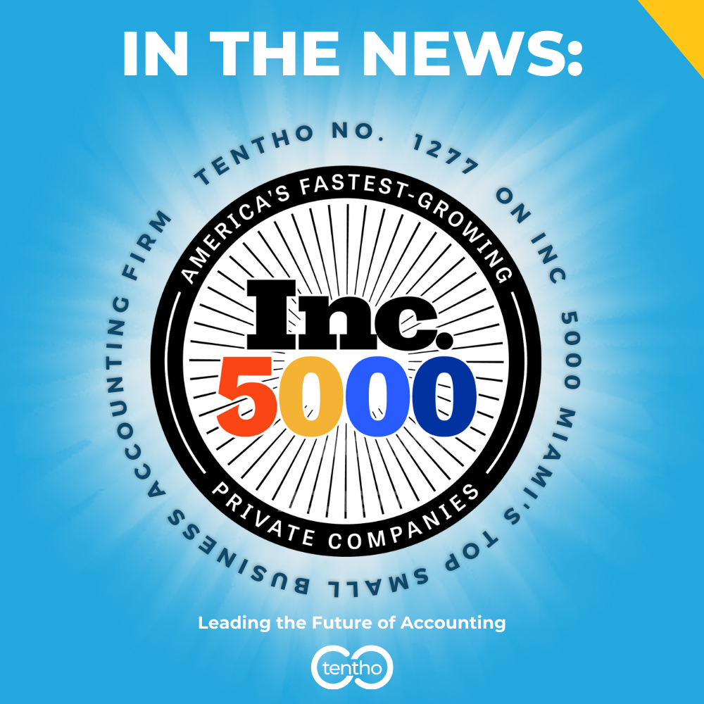 Tentho Inc 5000 No. 1277 Miami's Top Small Business Accounting Firm